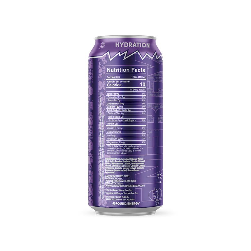Grape Fizz (Case of 12 Cans)